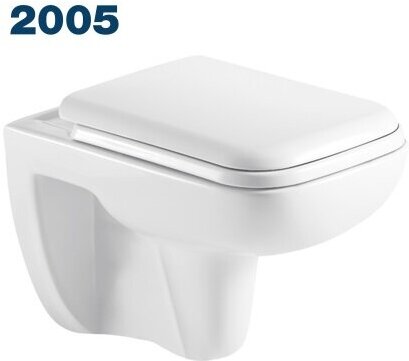 Azario Унитаз подвесной безободковый 2005 Pavia с сиденьем микролифт Azario