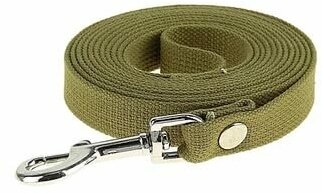 Поводок 3 м, 20 мм, брезент, круглый карабин.