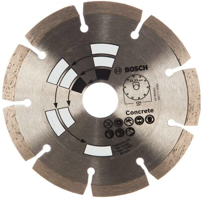 Диск алмазный по бетону (125х22.2 мм) Bosch 2609256414