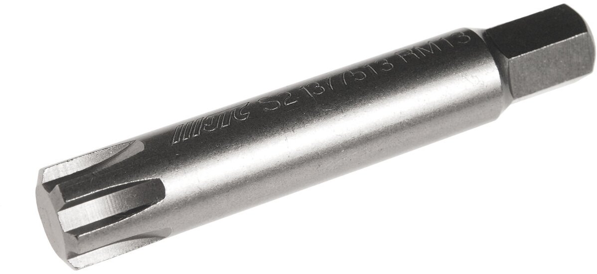 JTC-1377513 Вставка 10мм райб удлиненная М13х75мм S2