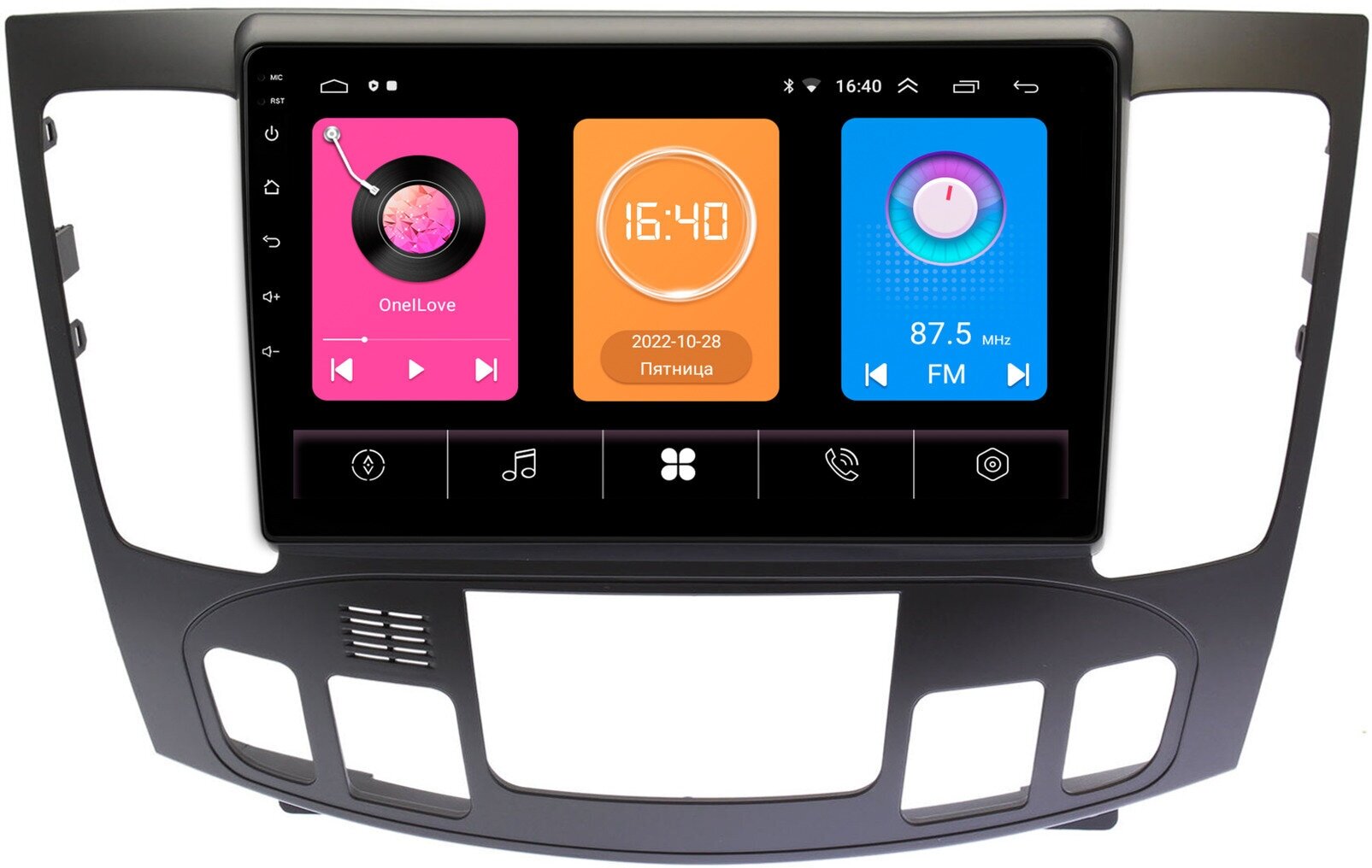 Штатная магнитола OEM RK9-9336 Hyundai Sonata 5 (NF) 2008-2010 (авто с климат-контролем) Android 10 (CarPlay, AHD, 1/32)