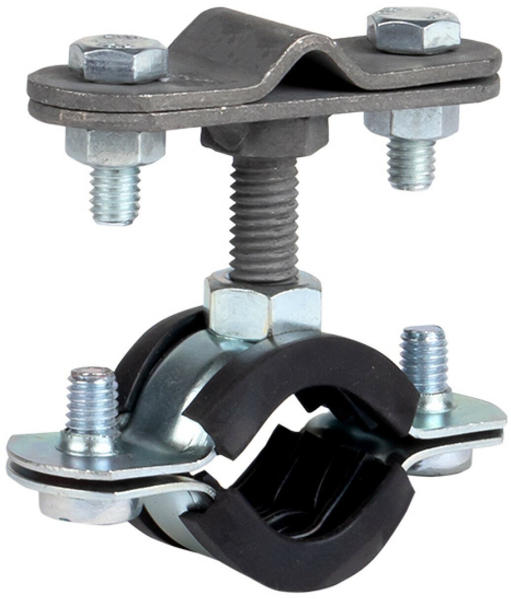 Держатель прута заземления EKF PROxima HZ, сталь, горячее цинкование, D 32-36 мм