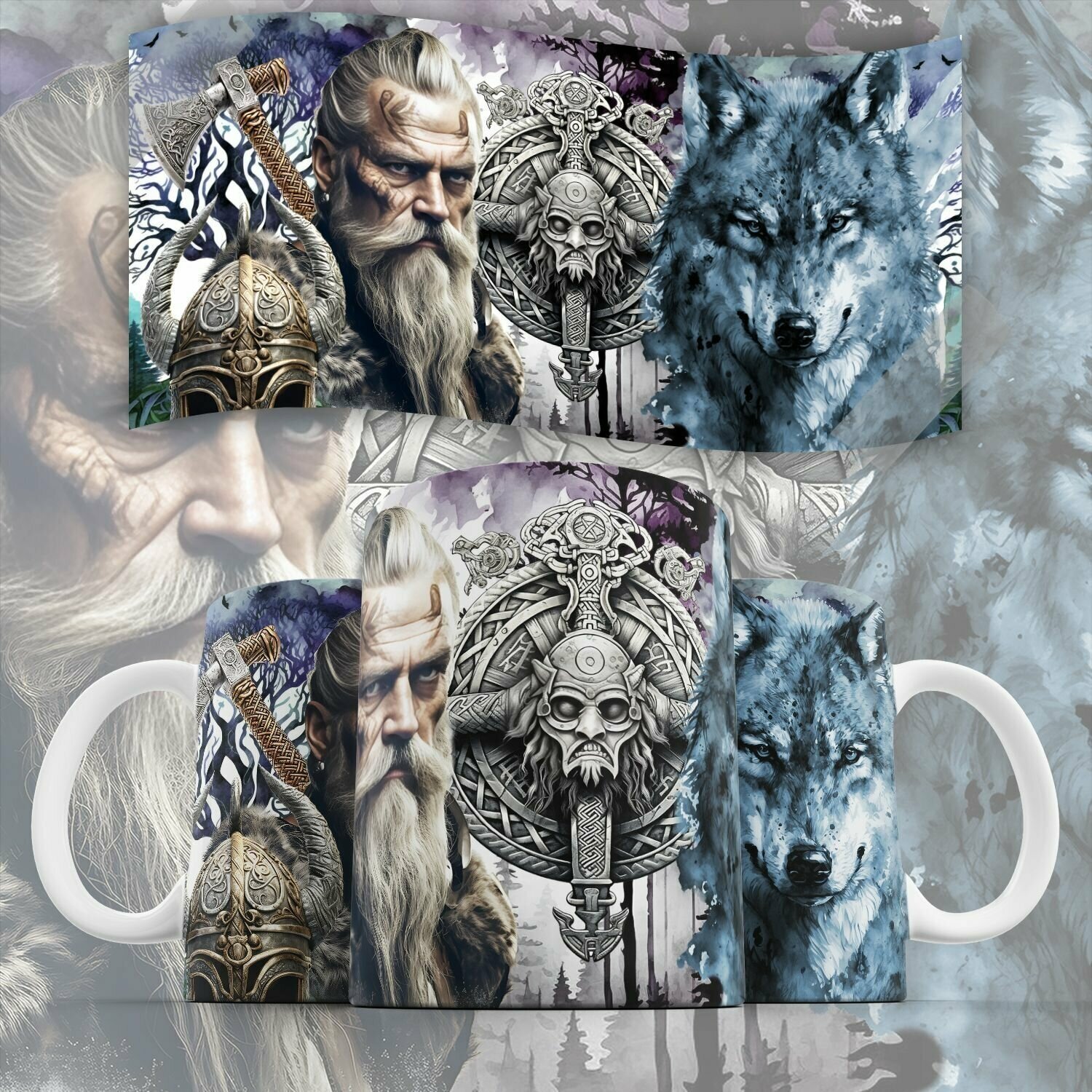 Кружка "Vikings / Викинги" Forte Print 330мл