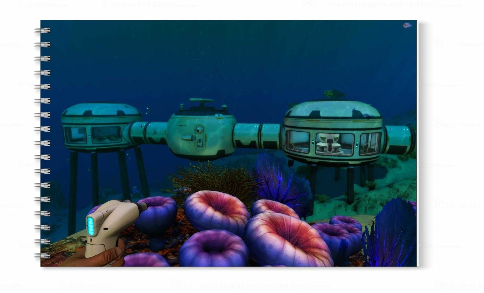 Альбом для рисования Mewni-Shop А4 Subnautica, Сабнатика - 0009