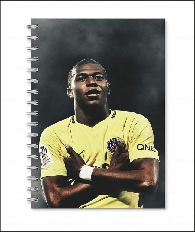 Тетрадь Kylian Mbappe Lottin, Килиан Мбаппе Лоттен №4