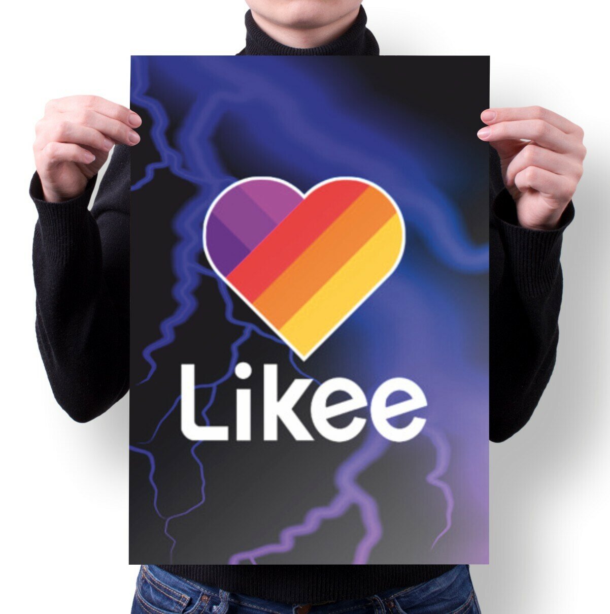 Плакат А3 Принт "Лайки, Likee" - 8