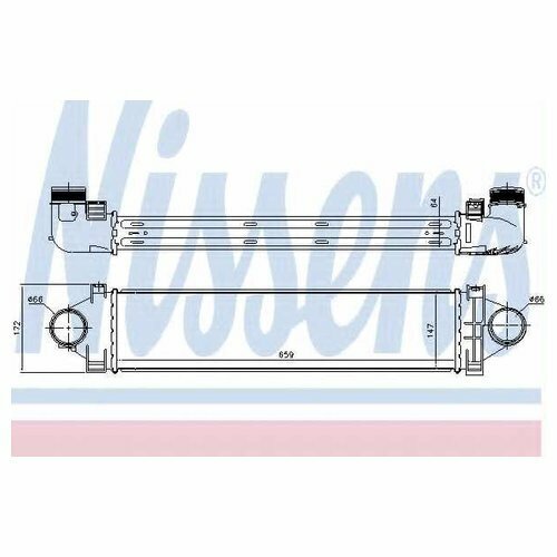 Интеркулер Nissens 96383 для Land Rover Freelander