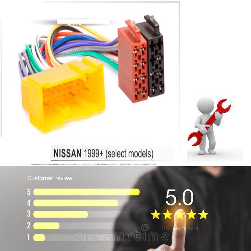 ISO-коннектор ниссан 2004-, субару 2007-