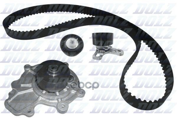 Комплект ГРМ с водяным насосом O266 OPEL CHEVROLET 2.0 CDTI 06- Dolz арт. KD170
