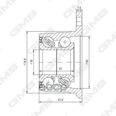 Блок ступицы GMB арт. GH21390T