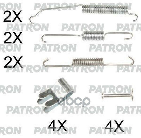 Комплект монтажный тормозных колодок барабанных FORD: FIESTA VI 08- MAZDA: 2 (DE) 07- PATRON арт. PSRK0211