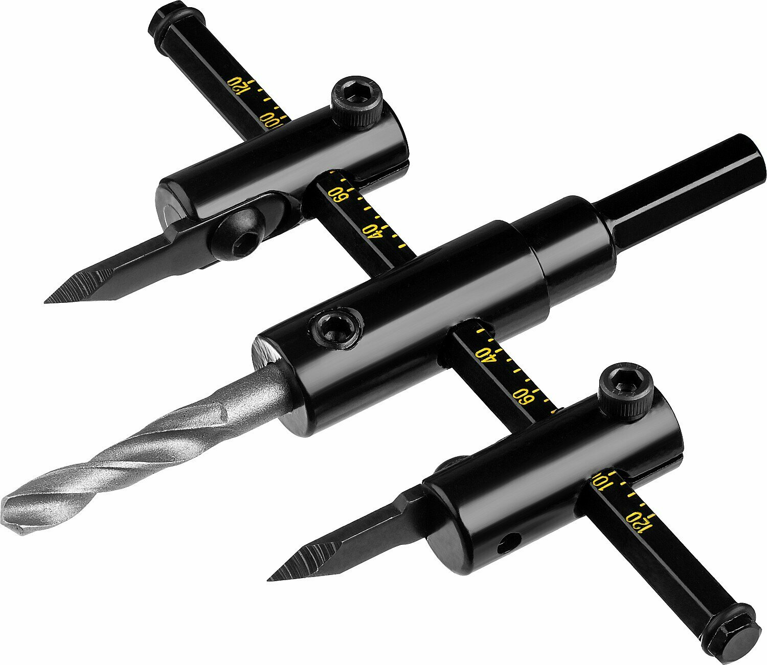 Сверло по дереву STAYER Балеринка, d 30-120 мм, двурезцовое, регулируемое