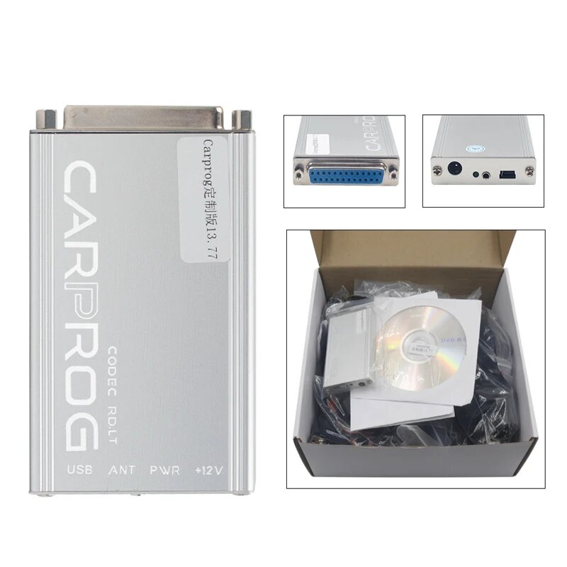 Новый выпуск V13.77 CARPROG V8.21 онлайн-версия V10.93 Инструмент для ремонта автомобильного ЭБУ Prog Perfect Add Authorization 21 Адаптеры Полный v13.77 full set