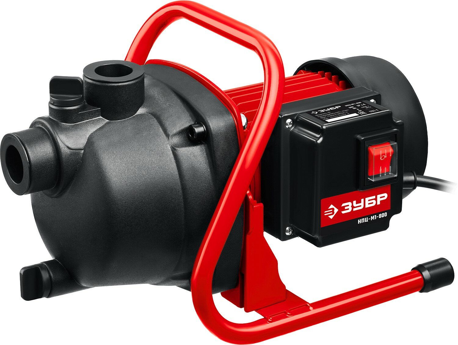 ЗУБР 800 Вт, поверхностный (садовый) центробежный насос (НПЦ-М1-800) НПЦ-М1-800