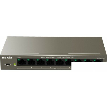 Неуправляемый коммутатор Tenda TEG1109P-8-102W