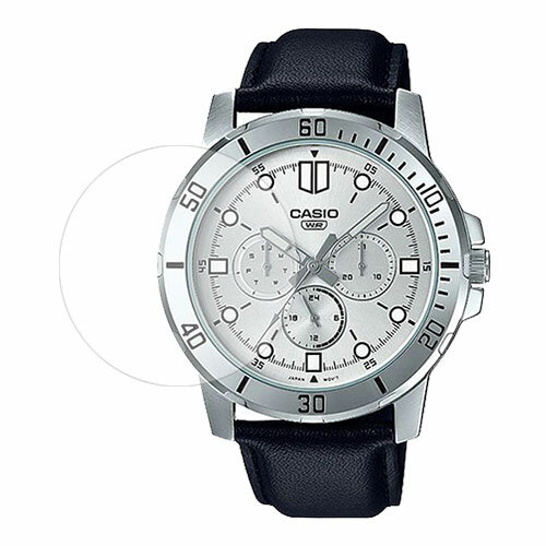 Скрин Мобайл защитный экран для часов Casio MTP-VD300L-7E из гидрогелевая плёнка прозрачная