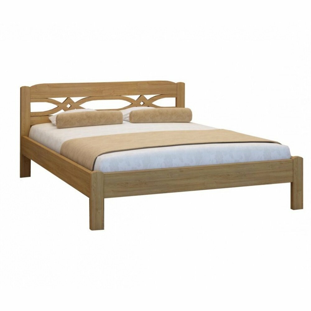 Двуспальная кровать деревянная Форест 001 рианна из массива сосны 180*200см