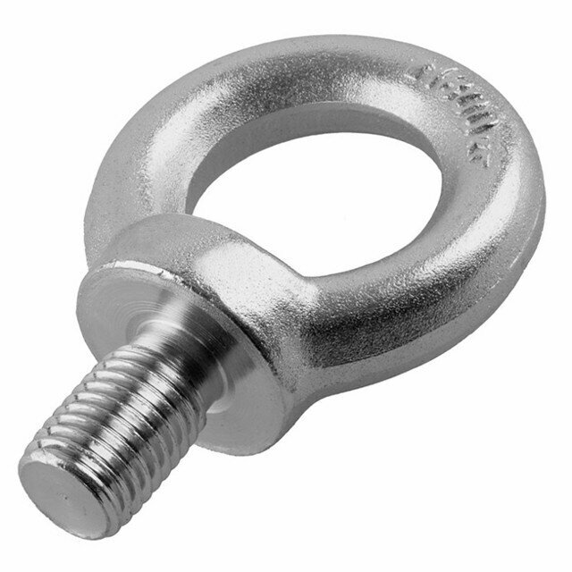 Болт DIN 580 8 мм с резьбой M8, стальной крепежный элемент 1 шт, из стали марки 45