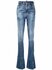 Джинсы DSQUARED2 High-waisted flared jeans, размер 36, синий