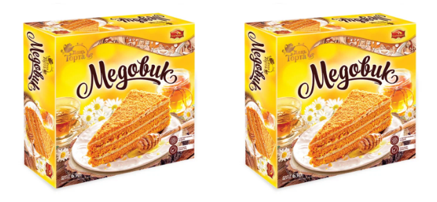Торт Черемушки, Медовик, 630 гр, 2 шт
