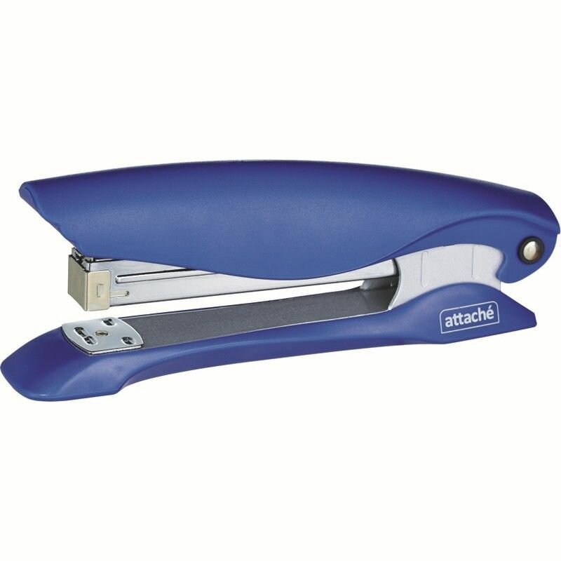 Степлер 20л ATTACHE №24/6, увелич. глубина закладки синий 329650