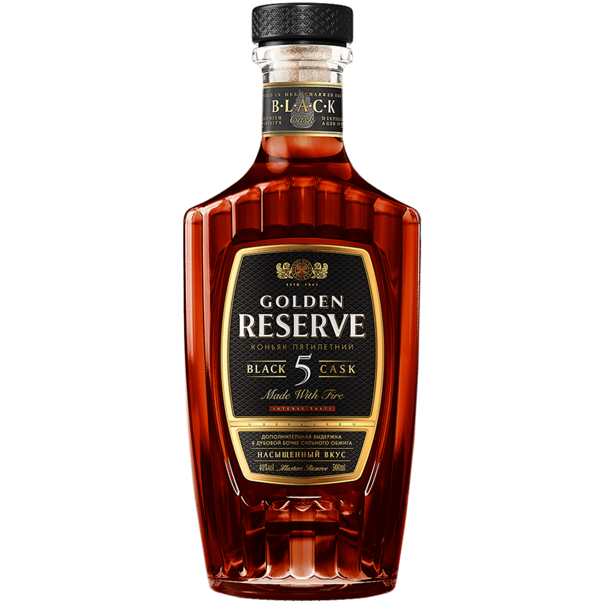 Коньяк Golden Reserve Black Cask 5 лет 0,5 л