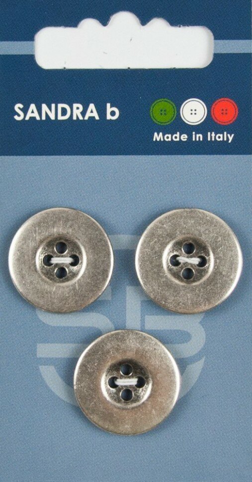 #CARD207 Пуговицы Sandra 3 шт
