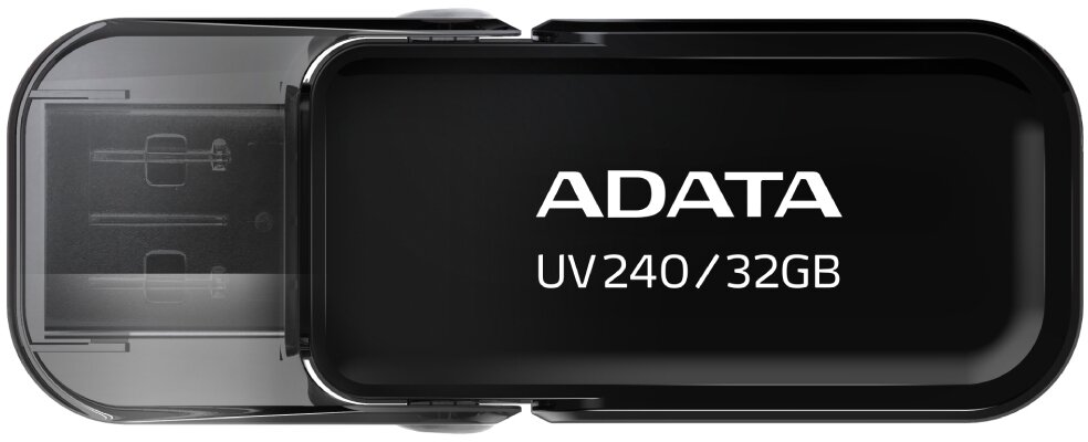 Флеш Диск 32GB ADATA UV240, USB 2.0, Черный