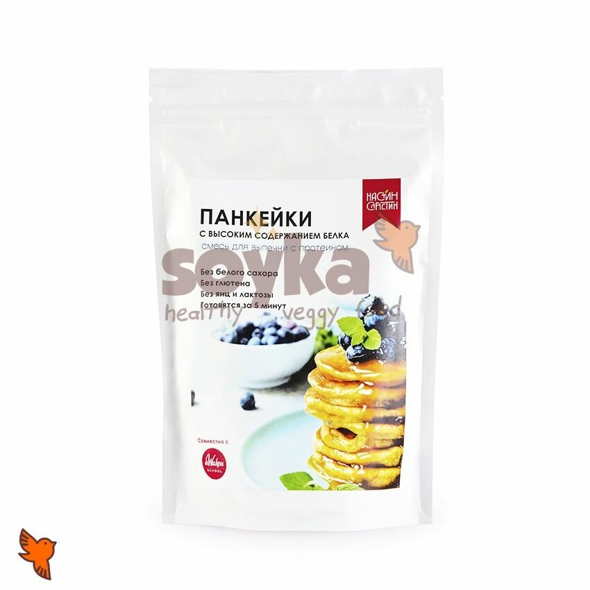 Смесь протеиновая для выпечки панкейков Настин Сластин, 200г
