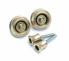 Комплект стреплоков (пара) DUNLOP SLS1101N ORIGINAL, металлик