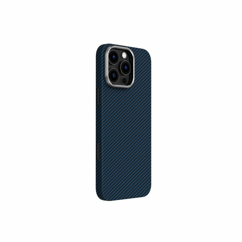 Чехол Kevlar Explorer для iPhone 16 Pro Max c поддержкой беспроводной зарядки, синий