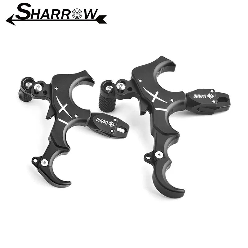 1 шт. стрельба из лука блочный спуск лука вспомогательный 3 4 пальца триггер для большого пальца штангенциркуль охотничий захват блочный лук аксессуары для охоты