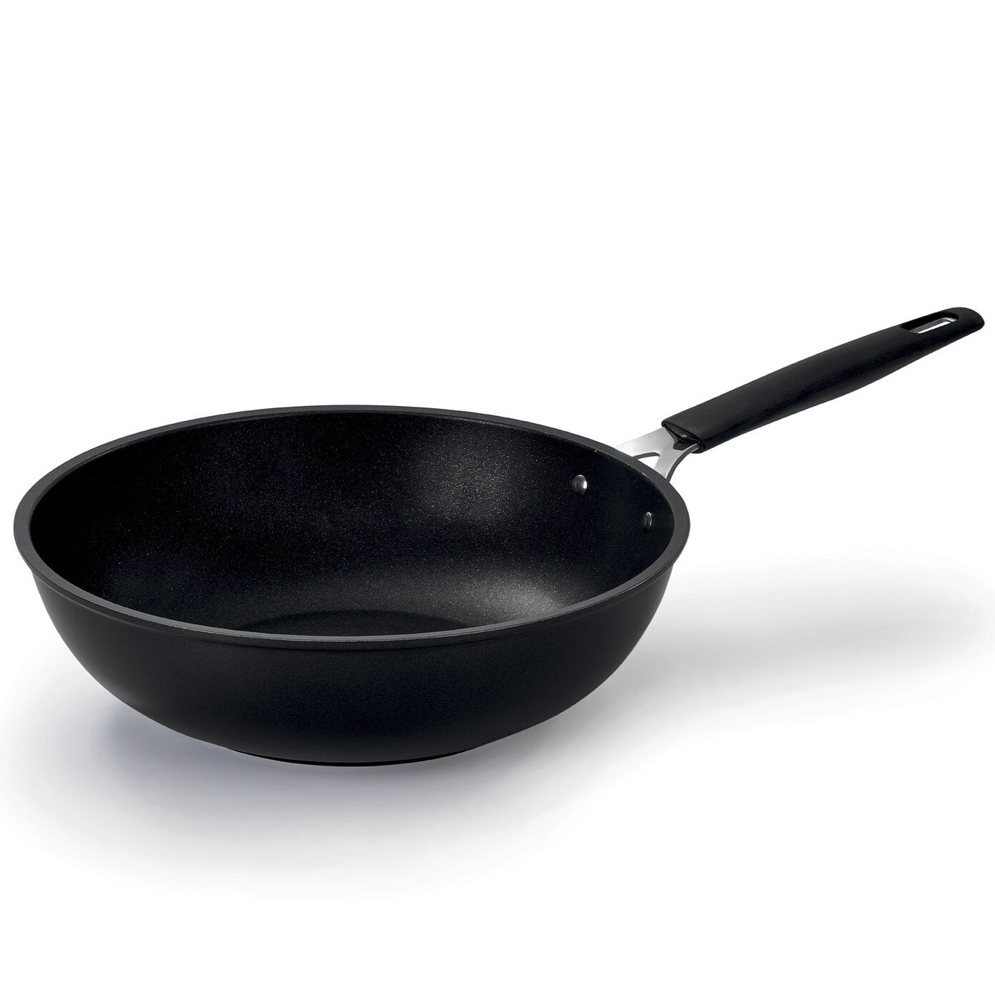 Сковорода WOK с крышкой Barazzoni 33 Carati Aluminium 85515612897+lid