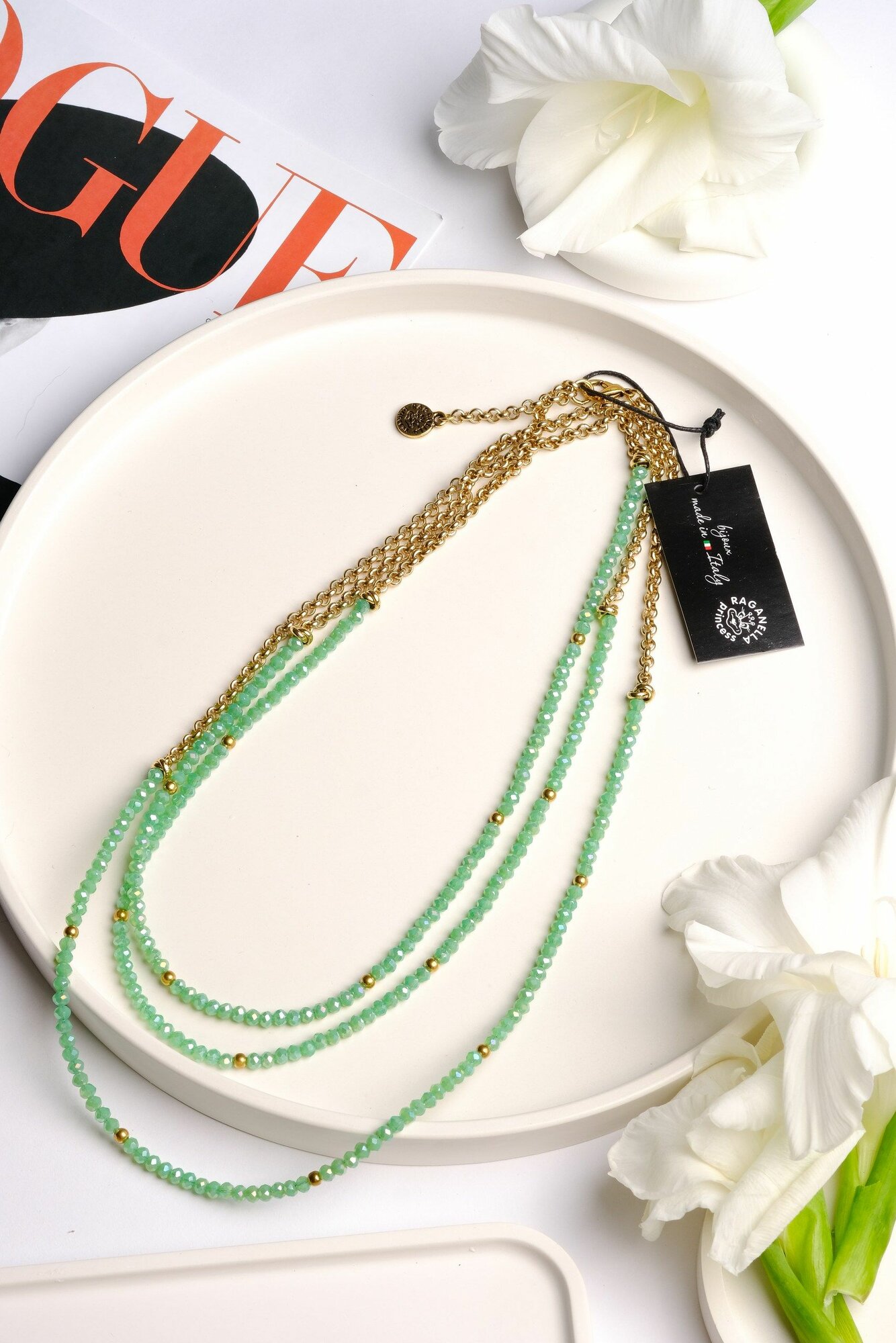 Колье, кристалл