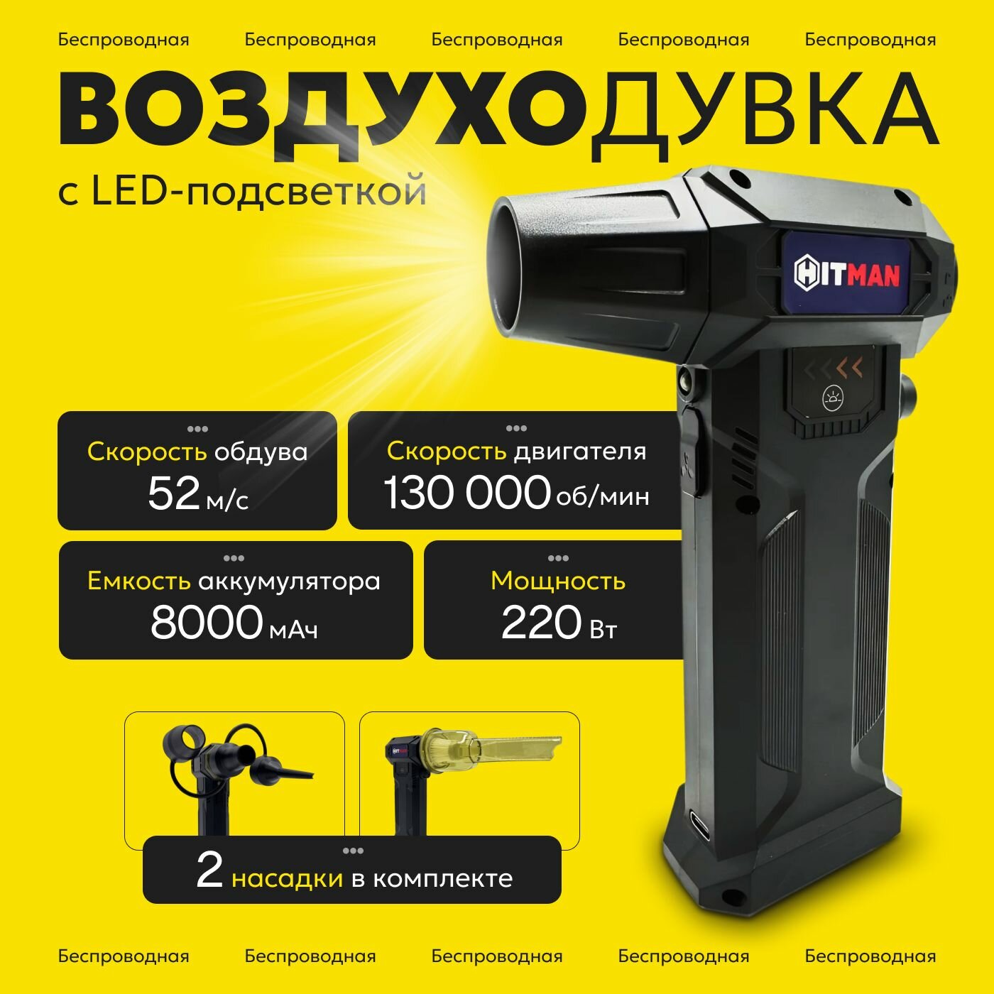 Воздуходувка для розжига угля