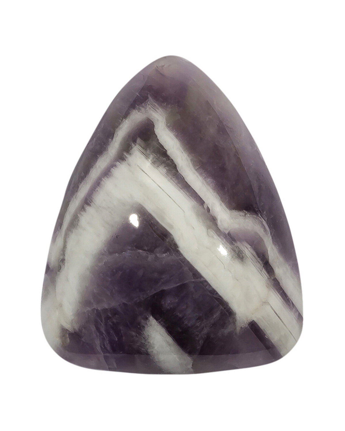 Кабошон из минерала Аметист, натуральный камень, размер: 27х22х7 мм.