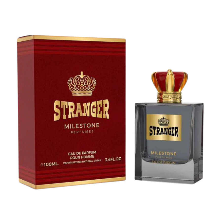 Парфюмерная вода MILESTONE "Stranger", фужерный фруктовый аромат, 100мл