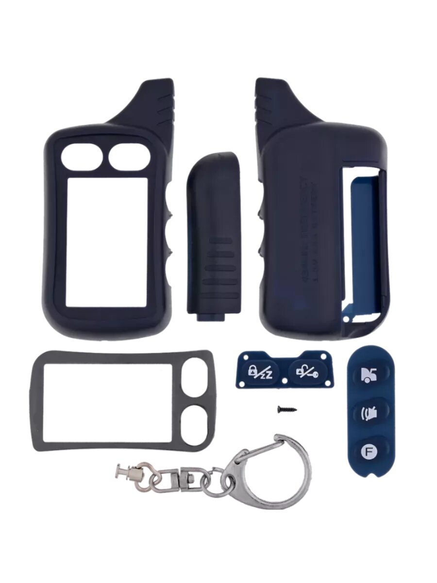 Корпус на брелок сигнализации Томагавк Tomahawk TZ9010, TZ9020, TZ9030, синий