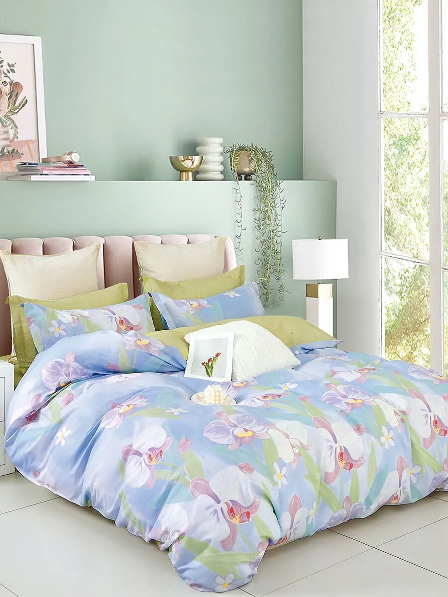 Постельное белье семейное 2 пододеяльника, 50х70 2 шт Twill