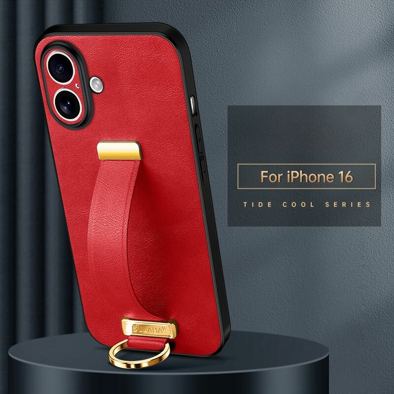 SULADA Роскошное коже чехол для Apple iPhone 16 (Эпл Айфон 16 ) Нескользящий и удобный