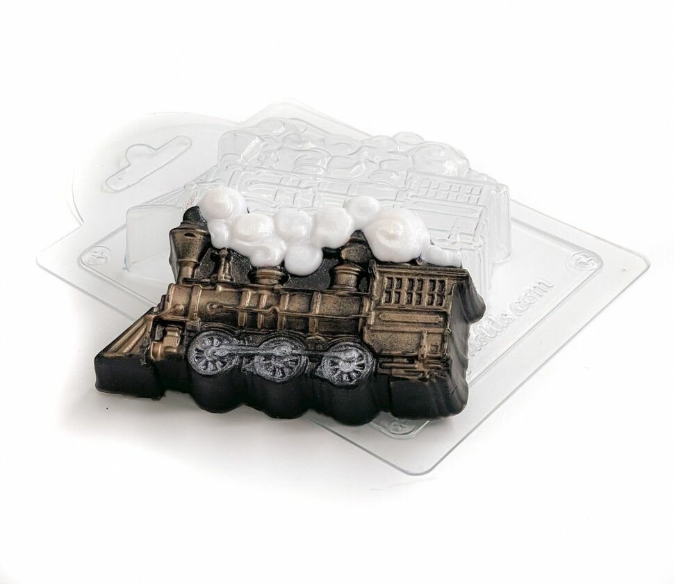 Формочка для шоколада : Паровоз молд из толстого пластика