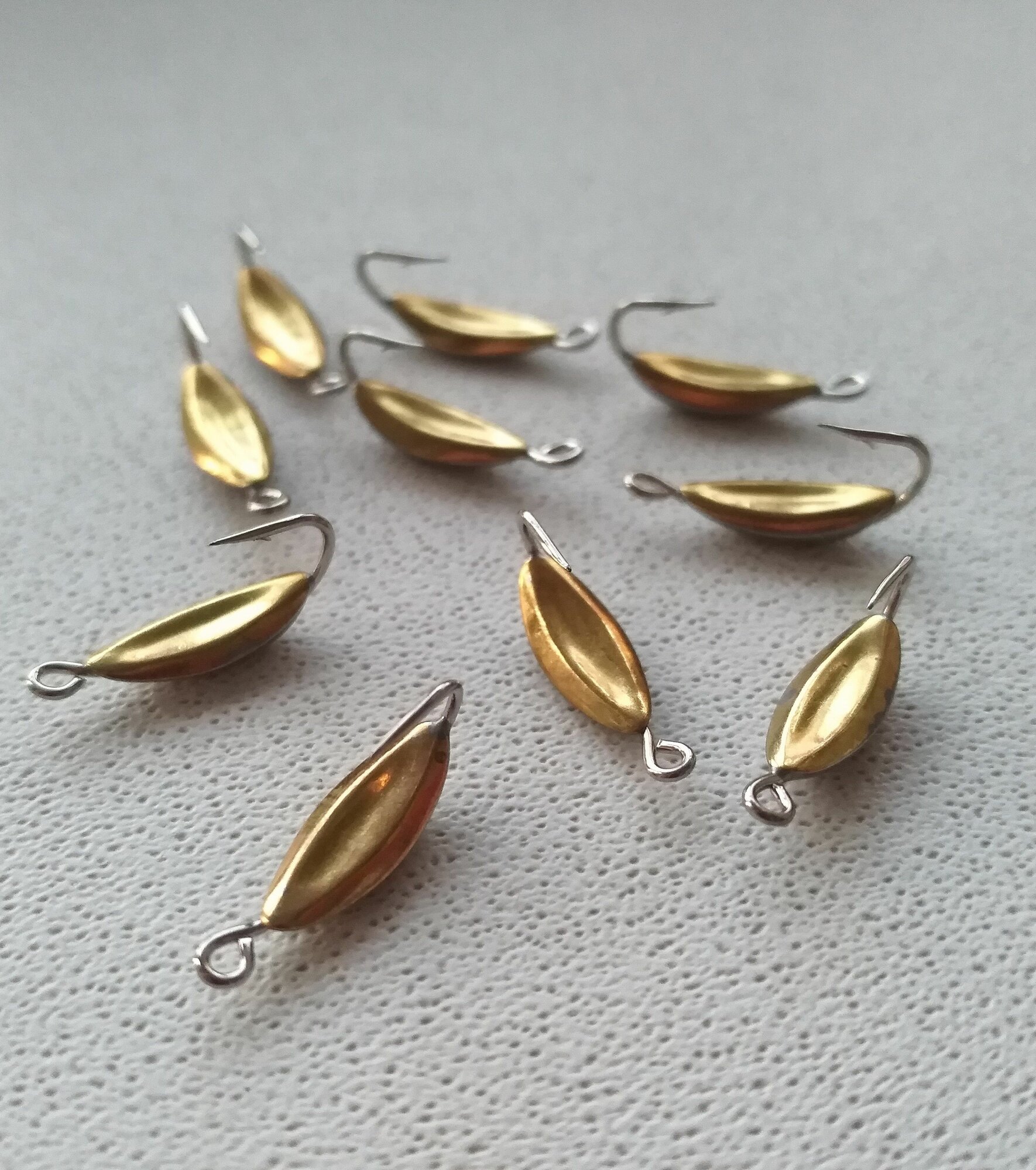 Мормышка Литая Cobra 10 шт. Takedo 10 мм / 0.52 гр. Латунь