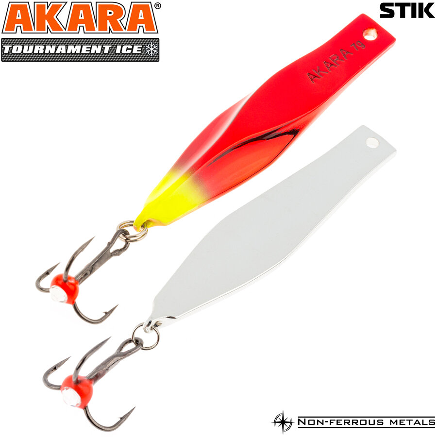 Блесна зимняя Akara Tournament Ice Stik 70 14 гр. 34 SIL
