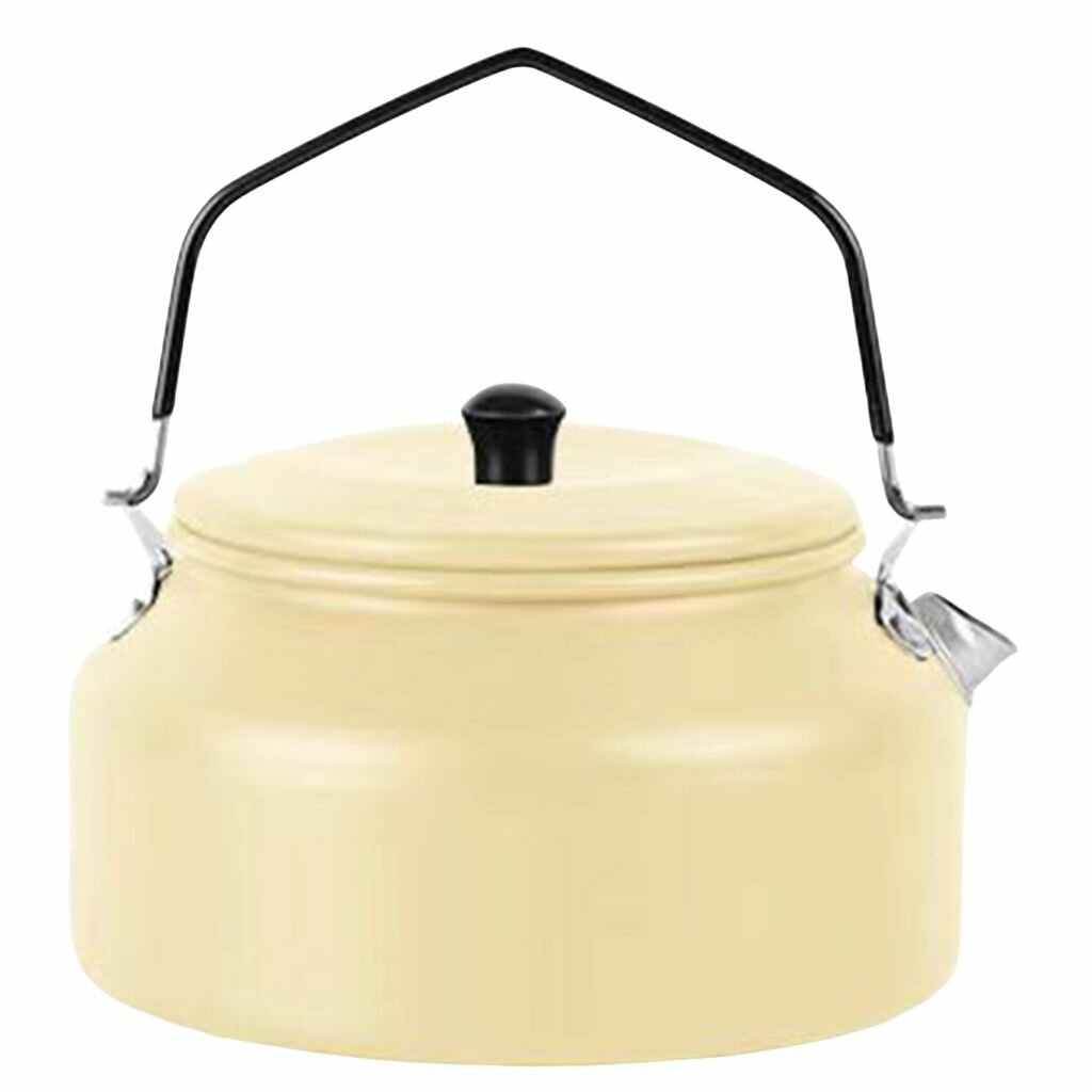 Алюминиевый чайник со свистком, Желтый