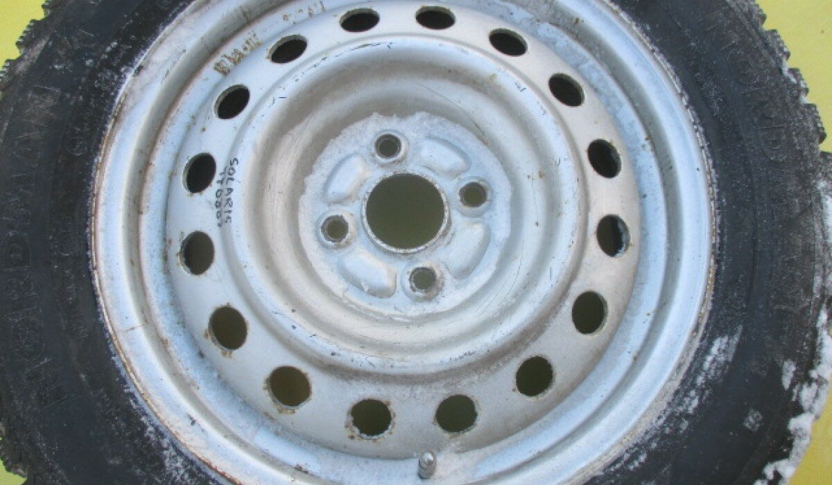 Диск колесный железо Solaris Hyundai