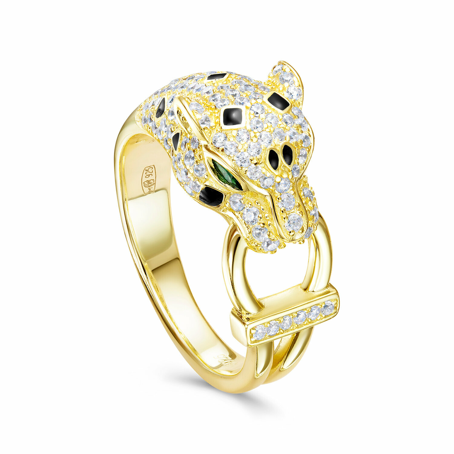 Кольцо тонкое, серебро, 925 проба, фианит