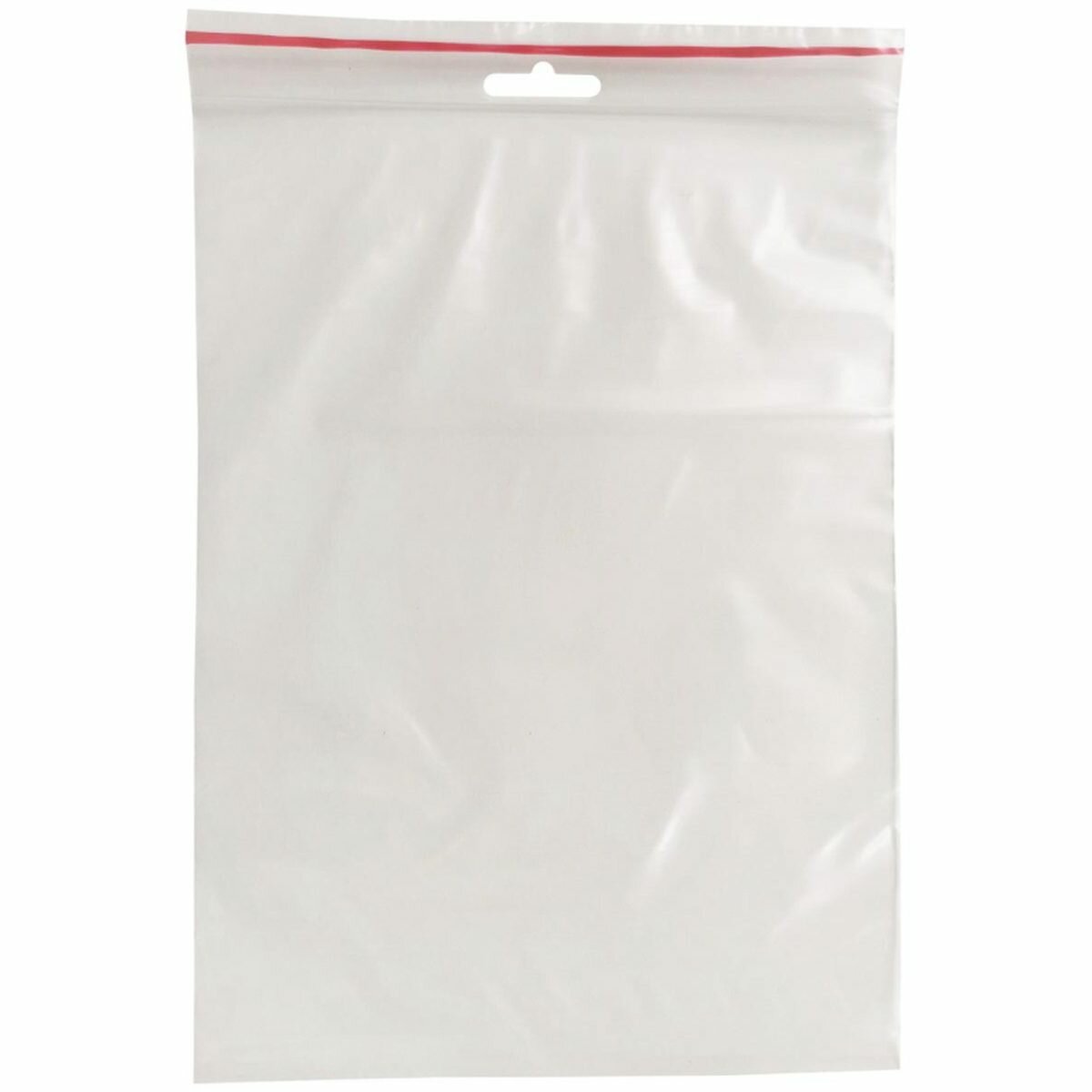 Пакет с замком Zip-lock ПВД, 150x200мм, 60мкм, 100шт, европодвес