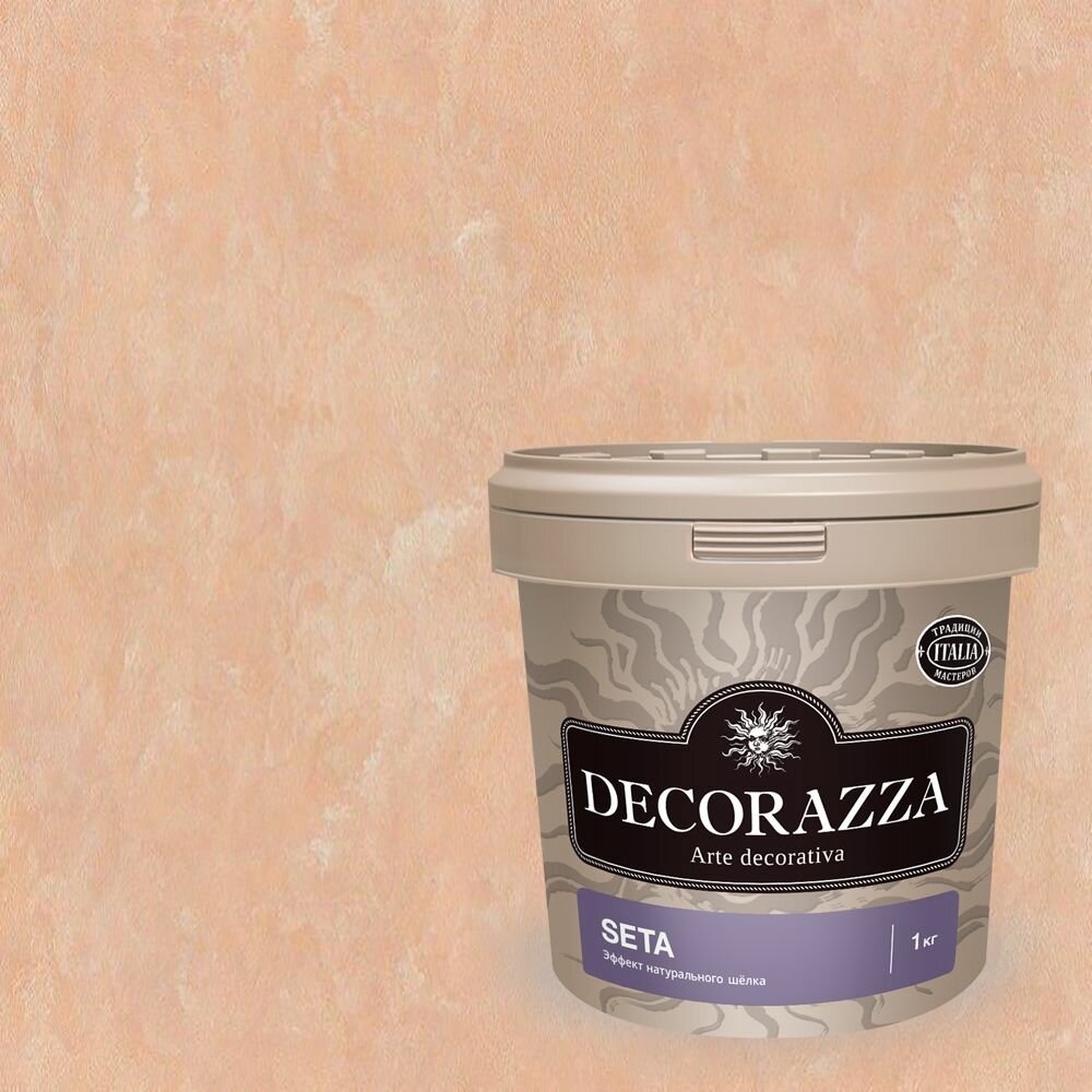 Декоративная штукатурка с эффектом натурального шелка Decorazza Seta (1кг) ST 11-12