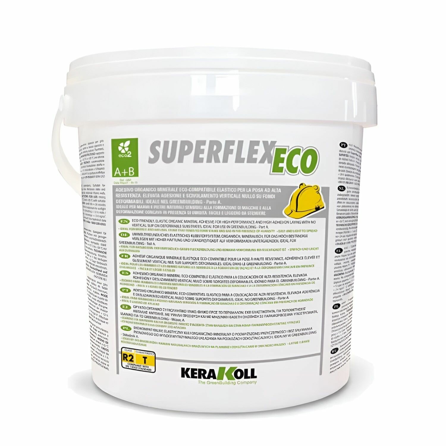 Клей для плитки двухкомпонентный Kerakoll Superflex Eco (8кг)