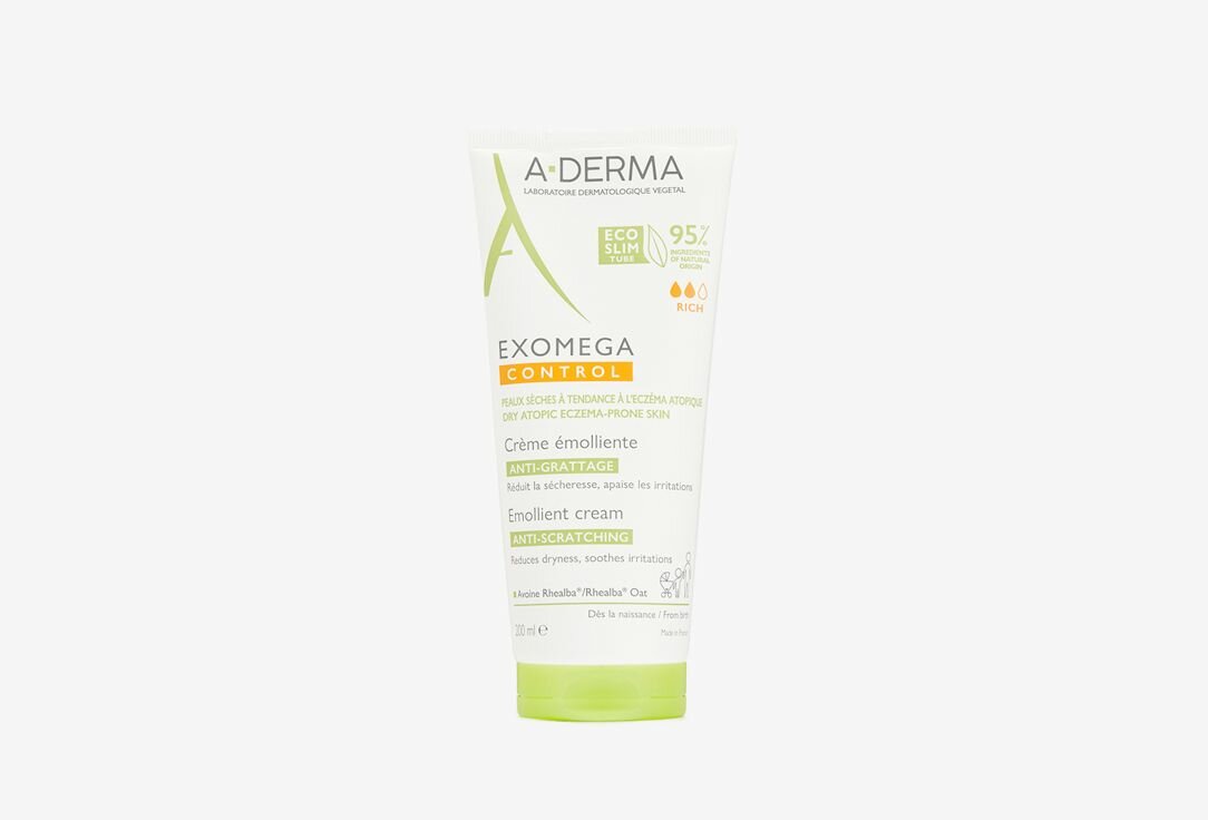 Смягчающий крем для лица и тела A-DERMA EXOMEGA CONTROL 200 мл